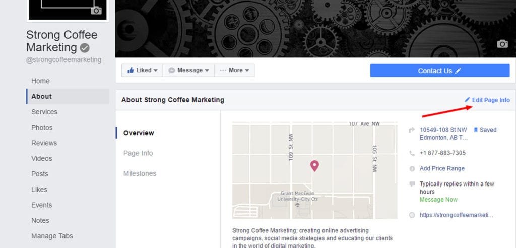 Quick Tip - Changing Your Facebook Page Map Pin Location • Strong ...